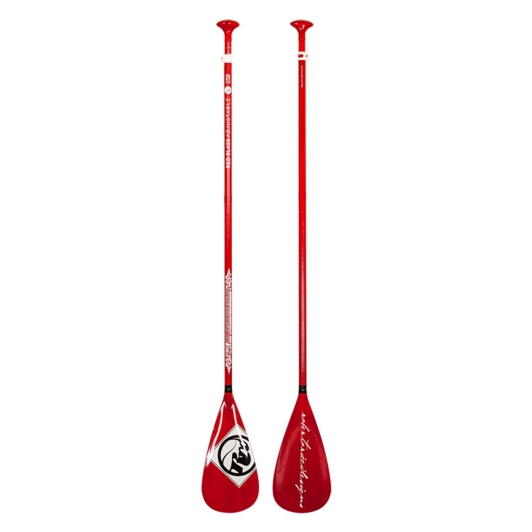 Red Fiberglass Adjustable RRD SUP paddle | SurfPM